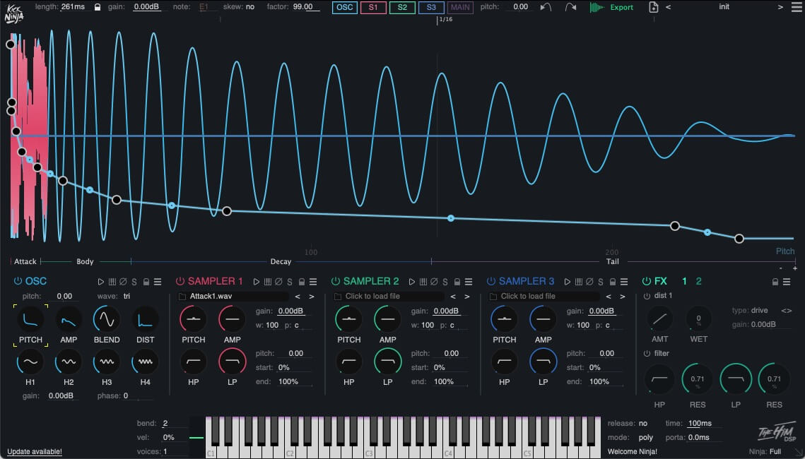 The Him DSP Kick Ninjaのレビュー